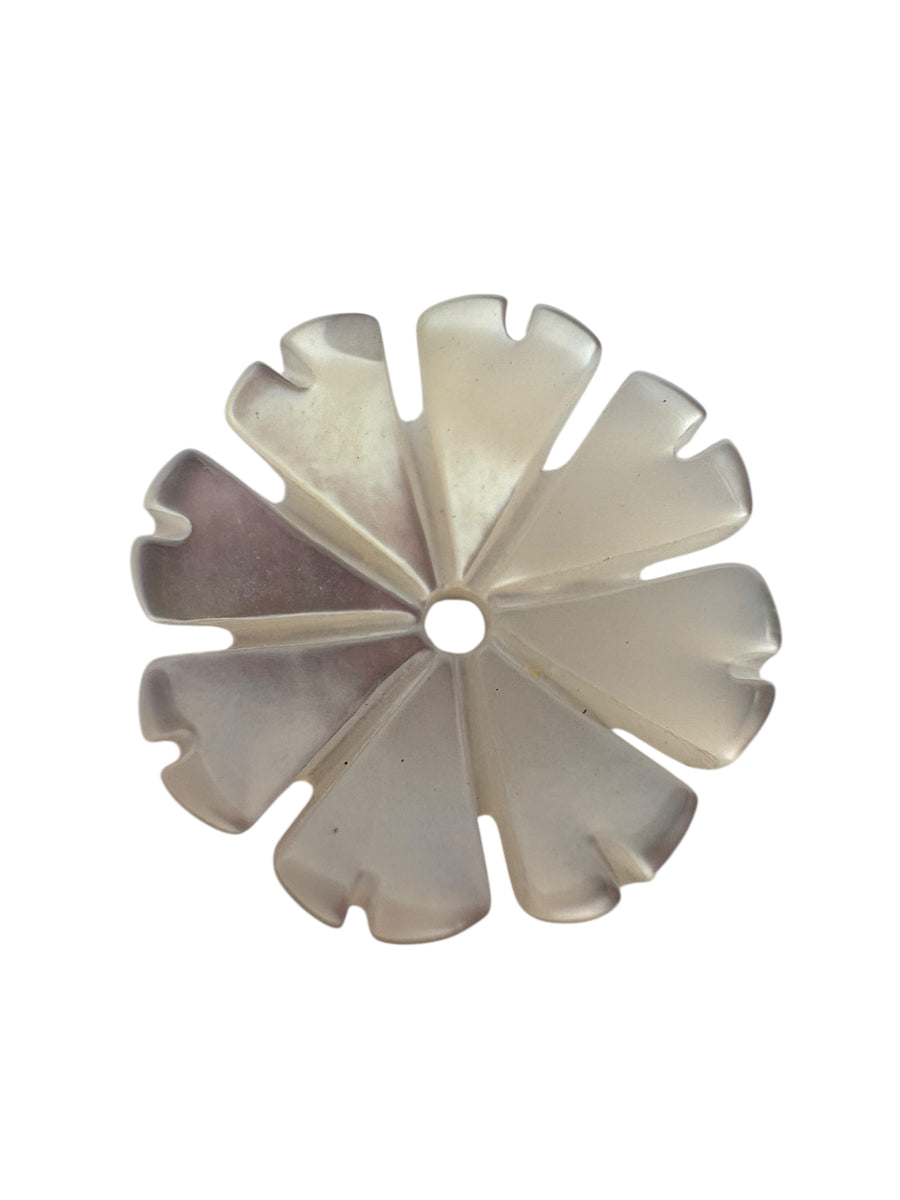 White Mother Of Pearl Flower, SKU#M4627 – Aloha Pearls & Schwartz