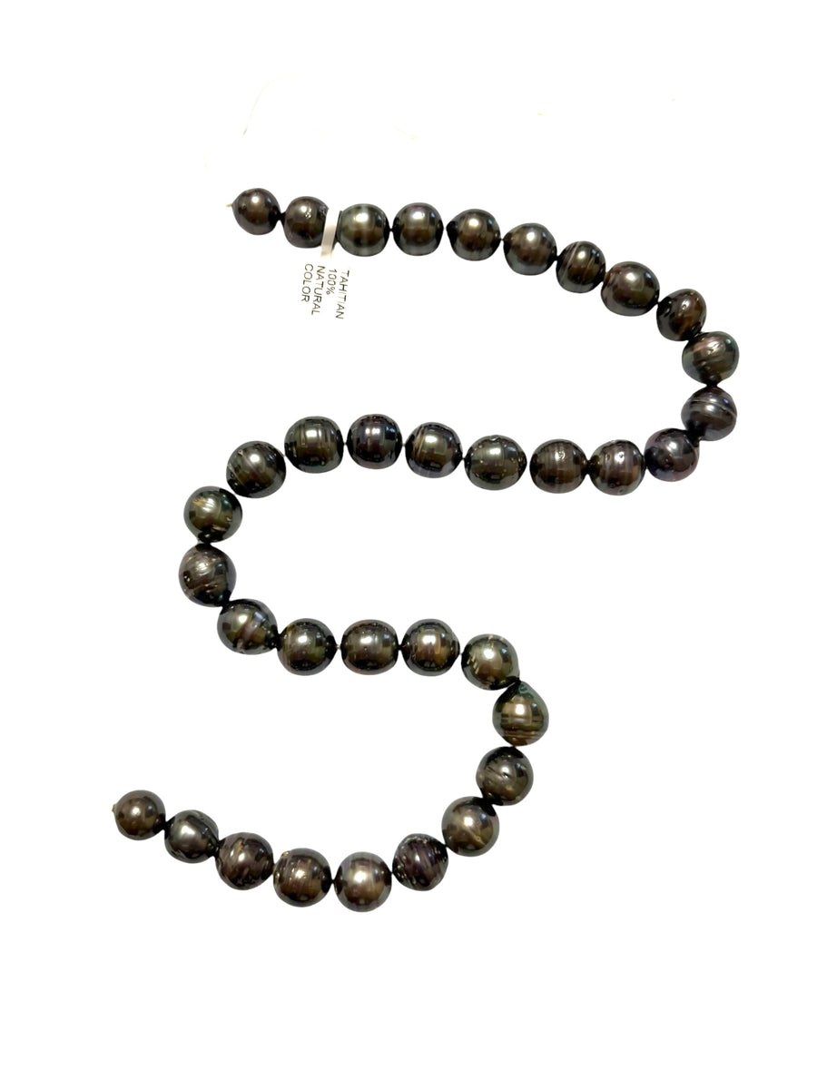 Tahitian Pearl strand, 100% Natural, SKU#TPS241 – Aloha Pearls & Schwartz