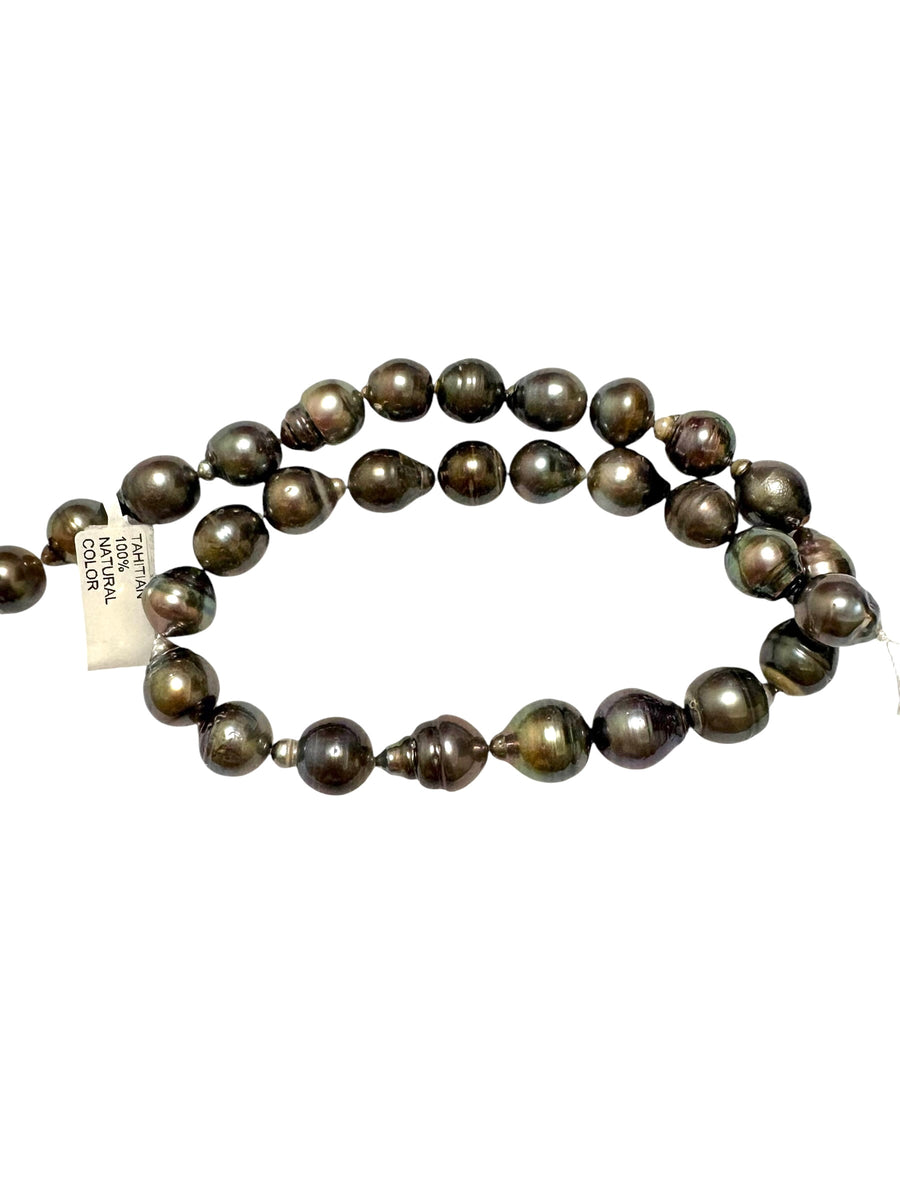 Tahitian Pearl Strand, 100% natural, SKU# TPS247 – Aloha Pearls & Schwartz