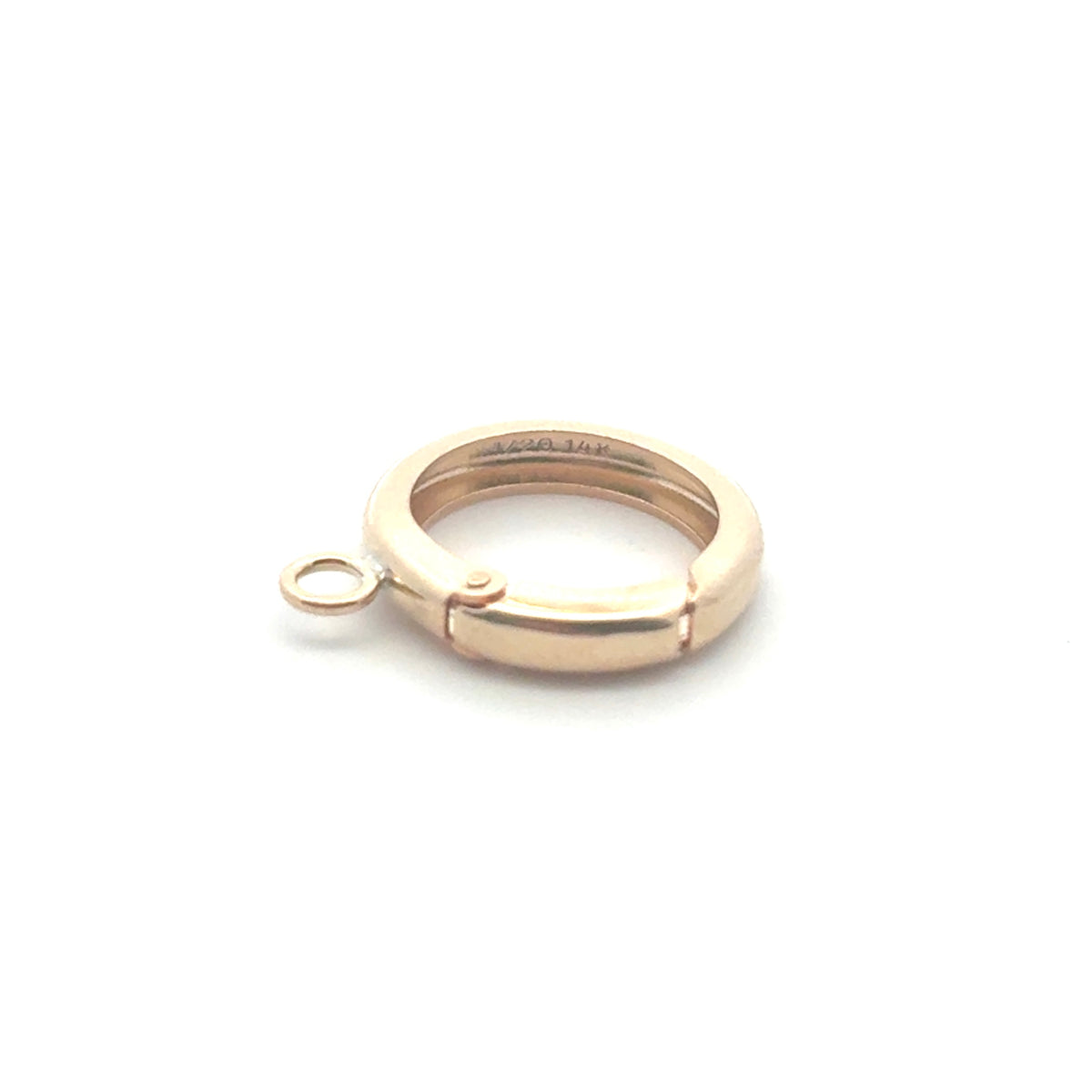12mm Push Gate Clasp With Ring, 14K Gold Filled – Aloha Pearls & Schwartz