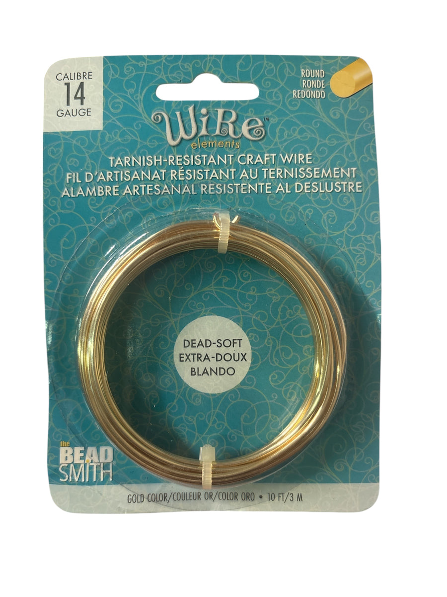 Tarnish-Resistant Craft Wire, 14 Gauge, Wire Element – Aloha Pearls ...
