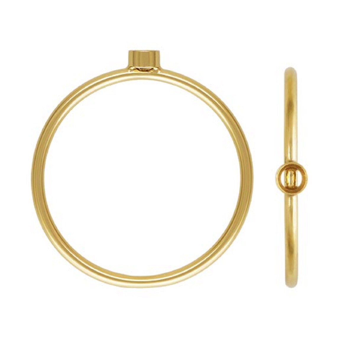 2MM Bezel Stacking Ring – Aloha Pearls & Schwartz