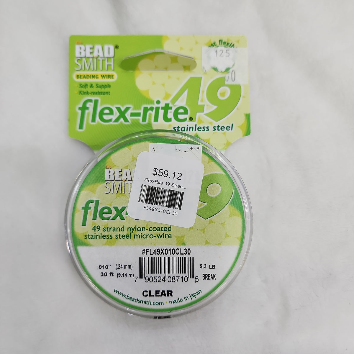 Flex-Rite 49 Strand Stainless Steel Wire .010" – Aloha Pearls & Schwartz