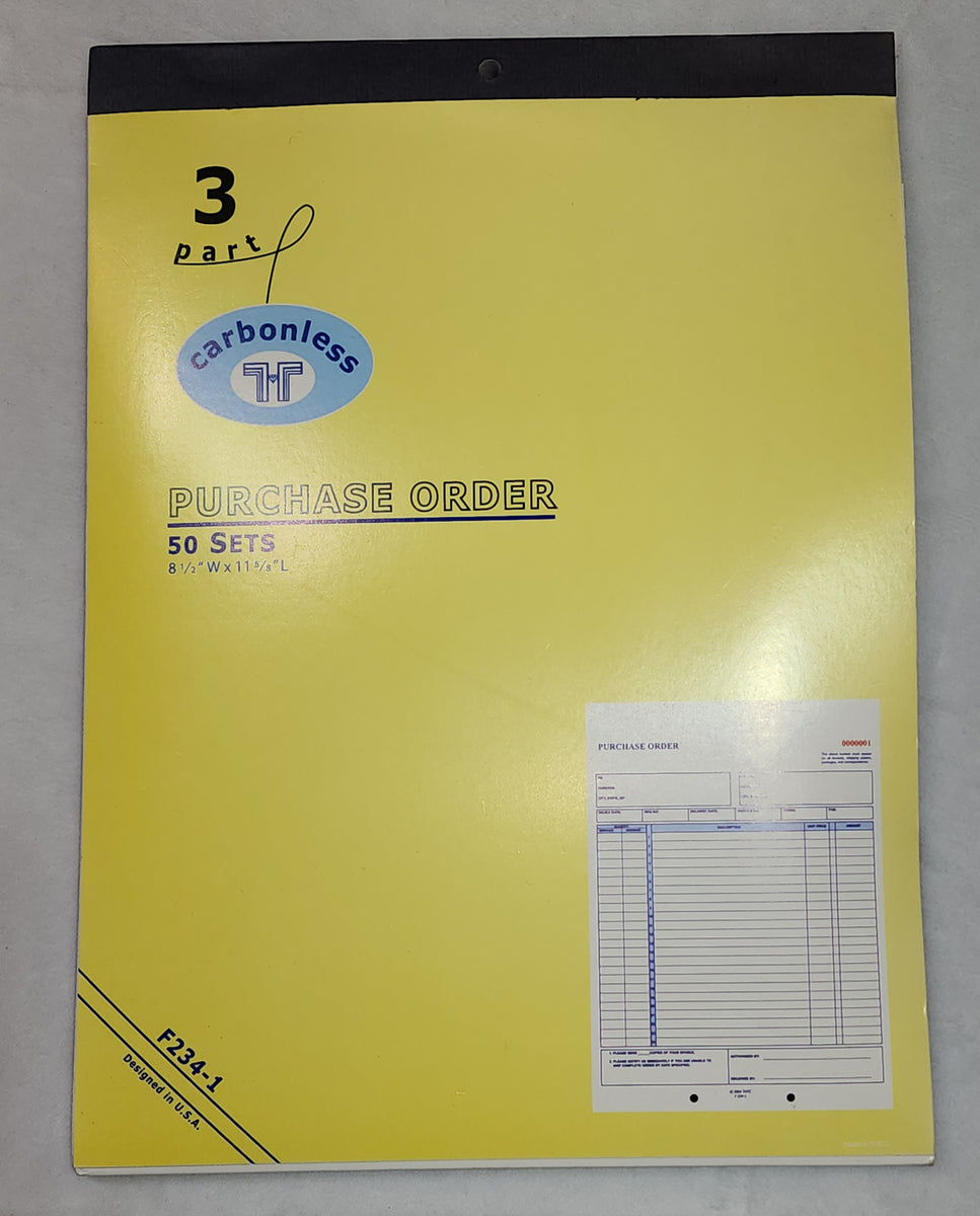 3-Part Purchase Order Book – Aloha Pearls & Schwartz