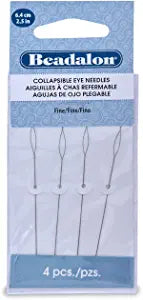 Collapsible Eye Needle Fine – Aloha Pearls & Schwartz