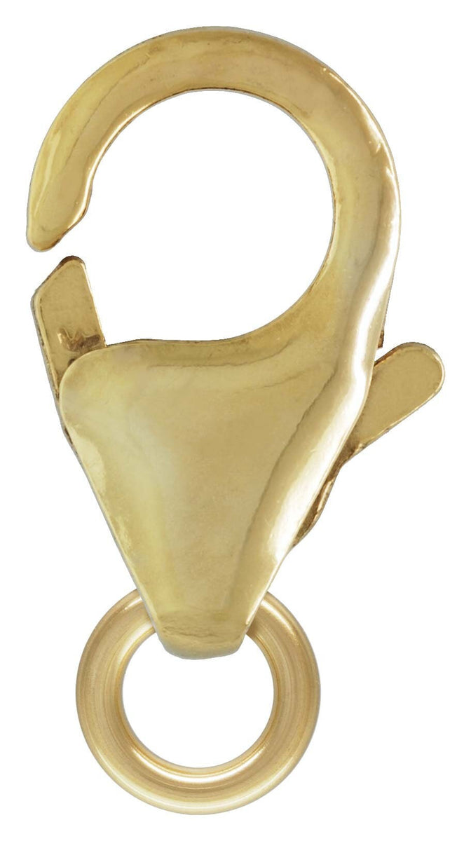 Small Trigger Clasp (5.0x8.2mm) w/Ring GP, 14k gold filled. #4001830R ...