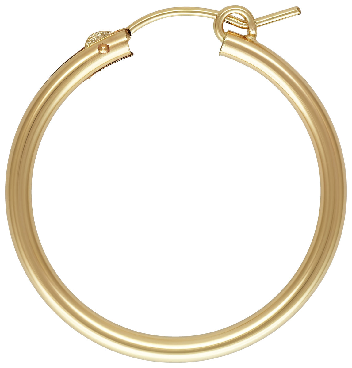 2.3x29.0mm Eurowire Hoop, 14k gold filled. Made in USA. #4011529 ...