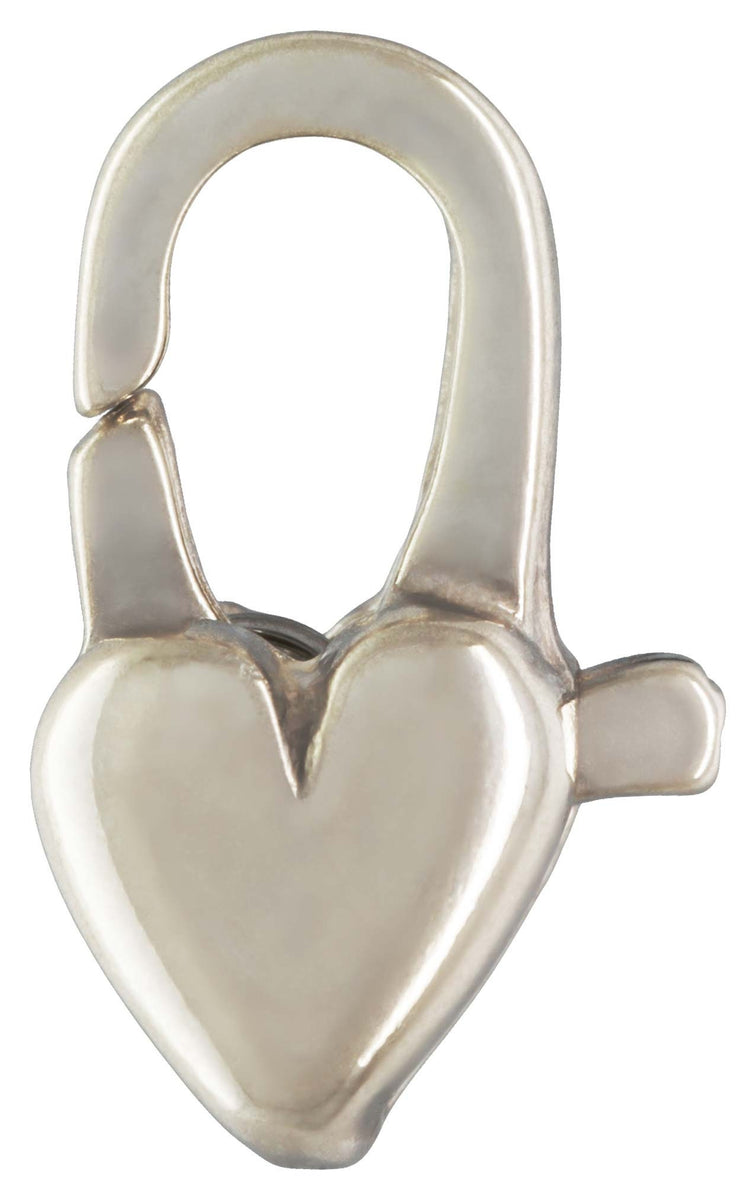 Heart Cast Clasp (5.0x12.0mm), Sterling Silver. #5002060 – Aloha Pearls ...