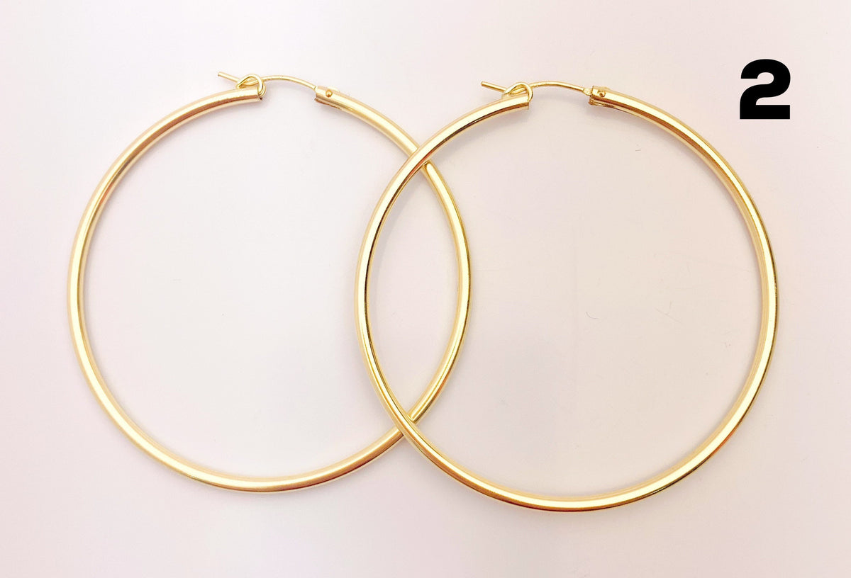 14k Gold Filled Euro Wire Hoop Earrings – Aloha Pearls & Schwartz