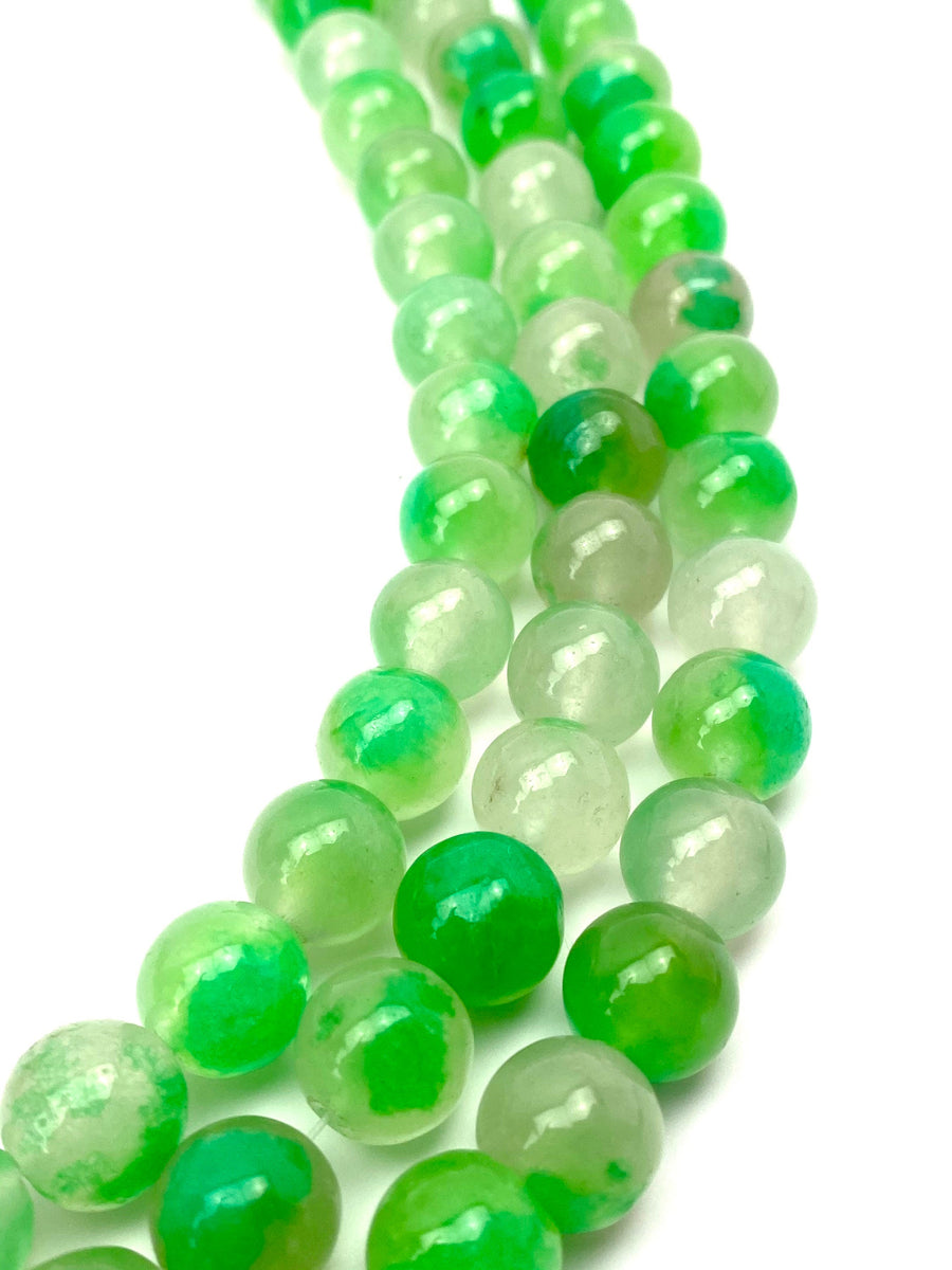 Momo jade bead strand, SKU# B4 – Aloha Pearls & Schwartz