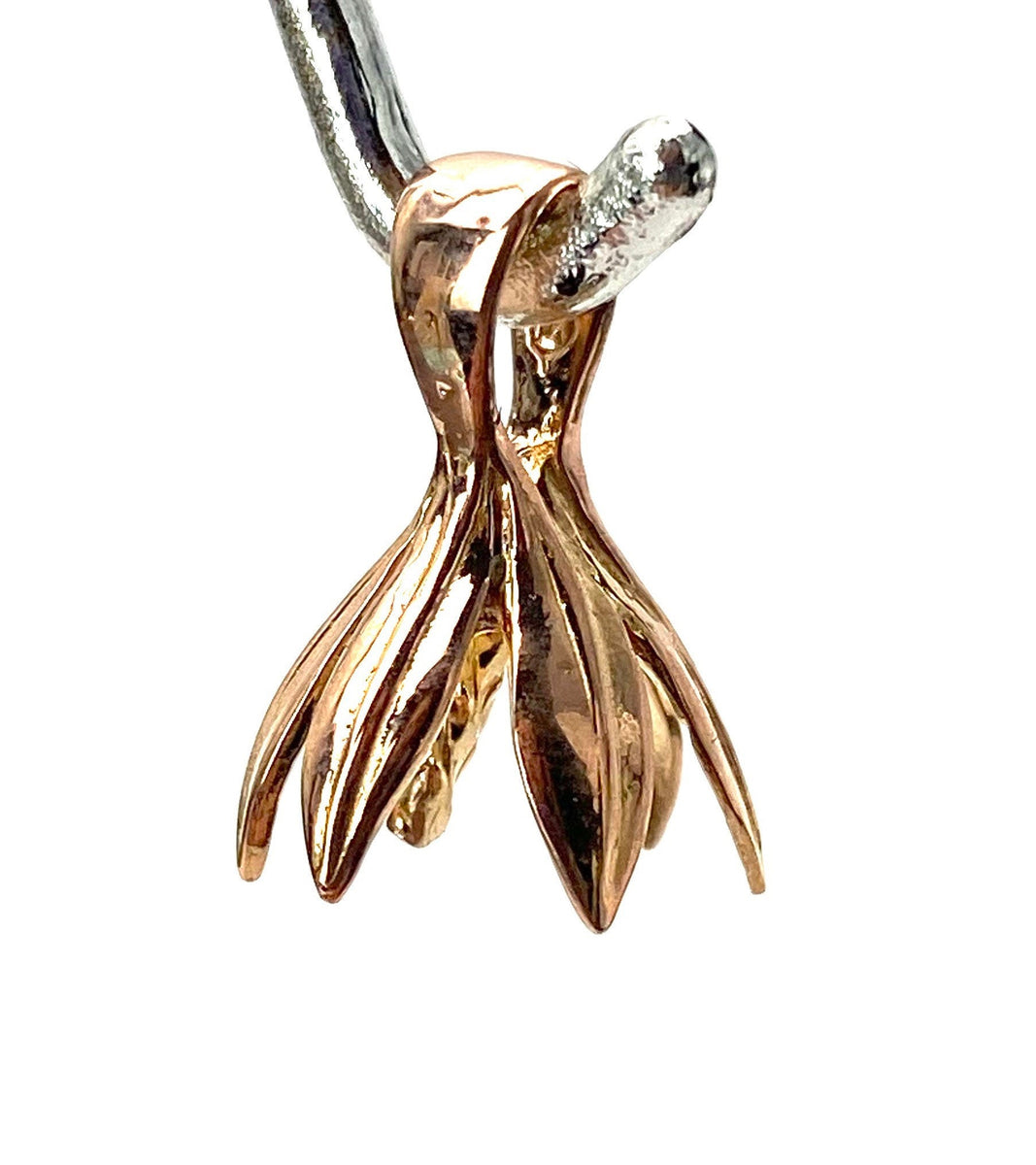 14K solid rose gold, yellow gold and white gold bail, SKU# TP-039 ...