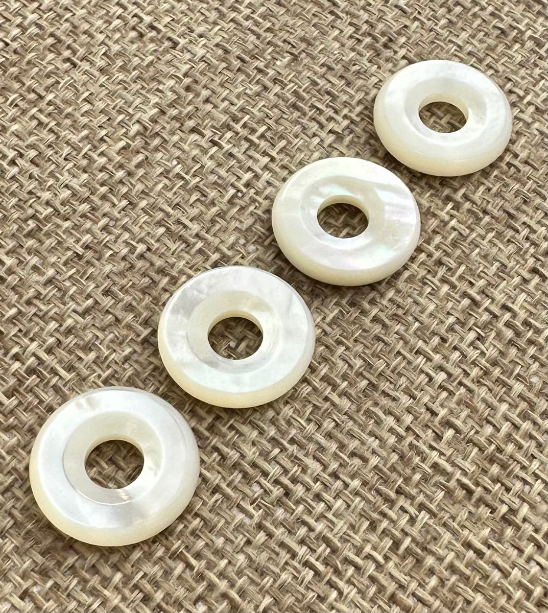 Mother of Pearl Donut Beads Sku#M603 – Aloha Pearls & Schwartz
