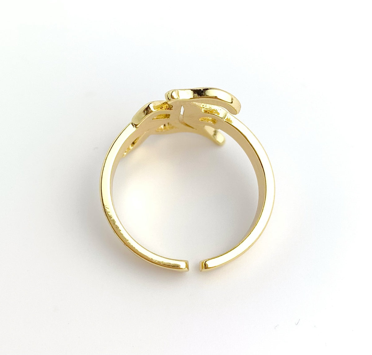 14k Gold Plated Initial “K” Ring – Aloha Pearls & Schwartz