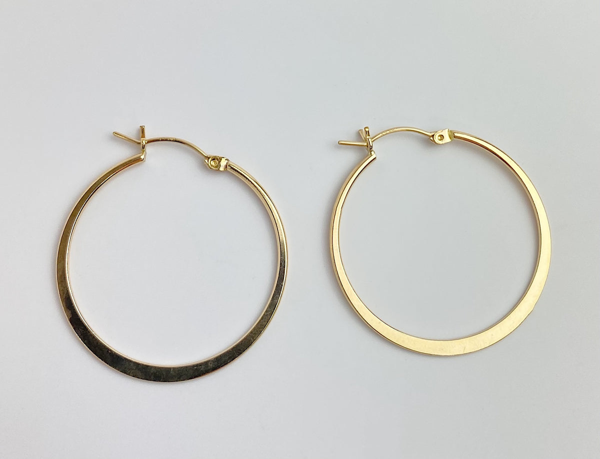 14k Gold Filled Hoop Earrings – Aloha Pearls & Schwartz