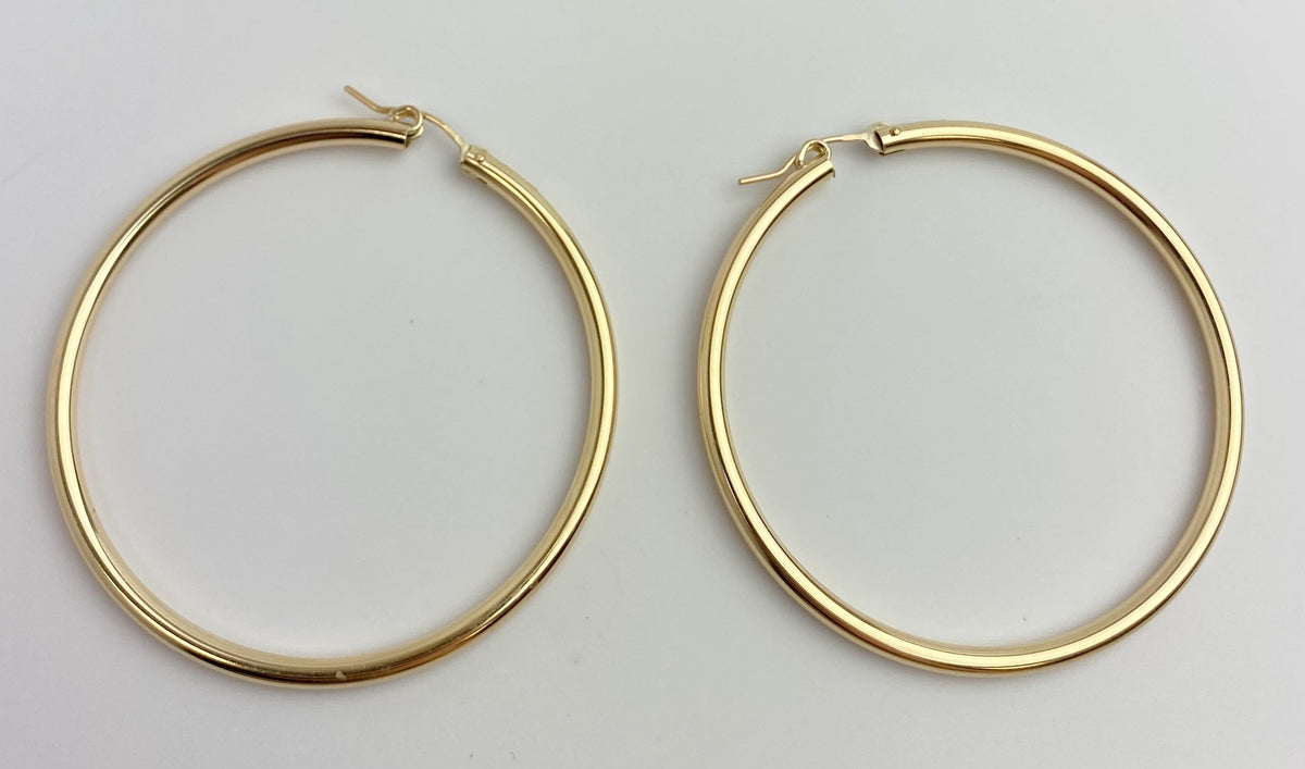 14k Gold Filled Hoop Earrings – Aloha Pearls & Schwartz