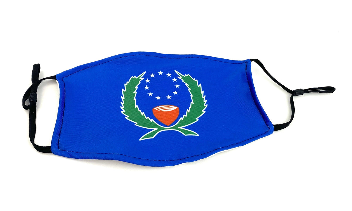 Pohnpei’s State Flag Face Mask – Aloha Pearls & Schwartz
