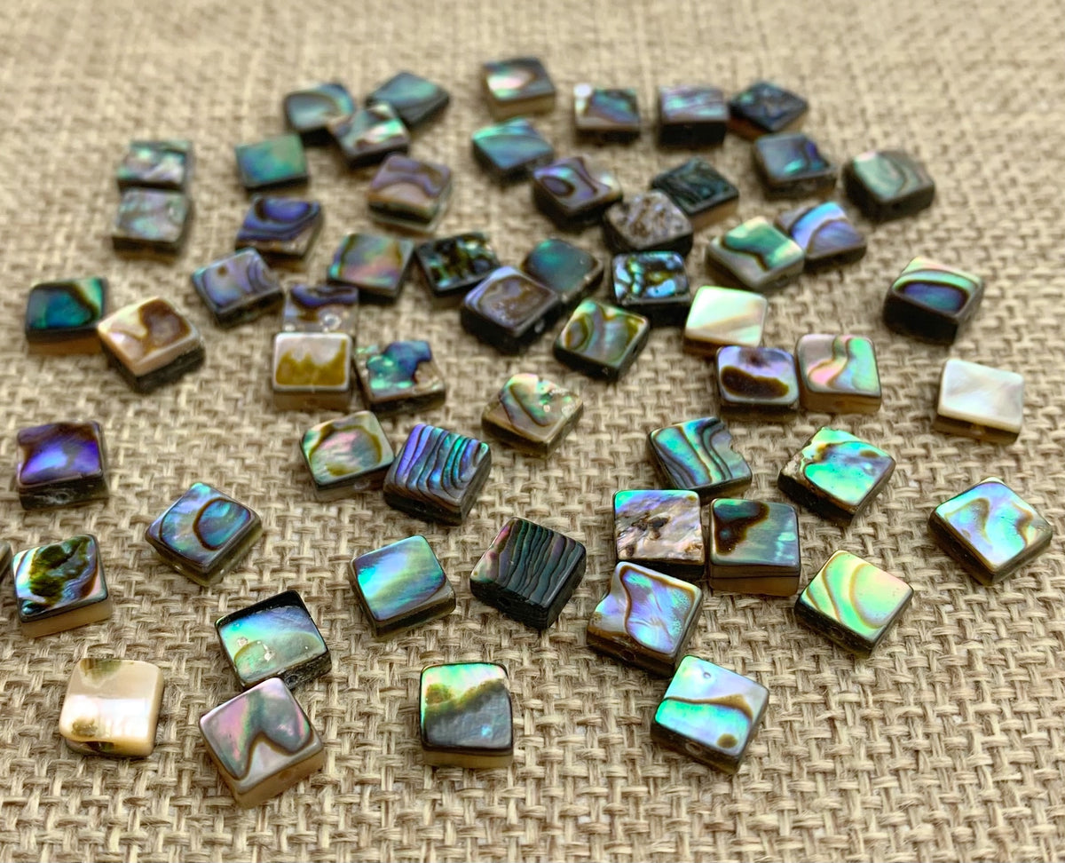 Square Abalone Beads – Aloha Pearls & Schwartz