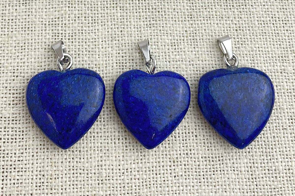 Lazurite Heart Pendant – Aloha Pearls & Schwartz