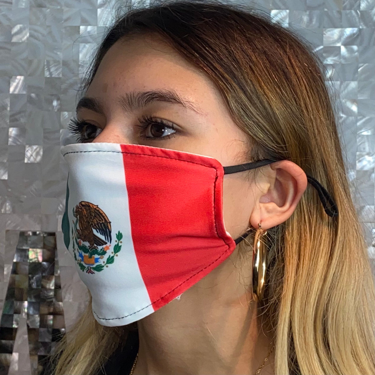 Mexico Flag Face Mask – Aloha Pearls & Schwartz
